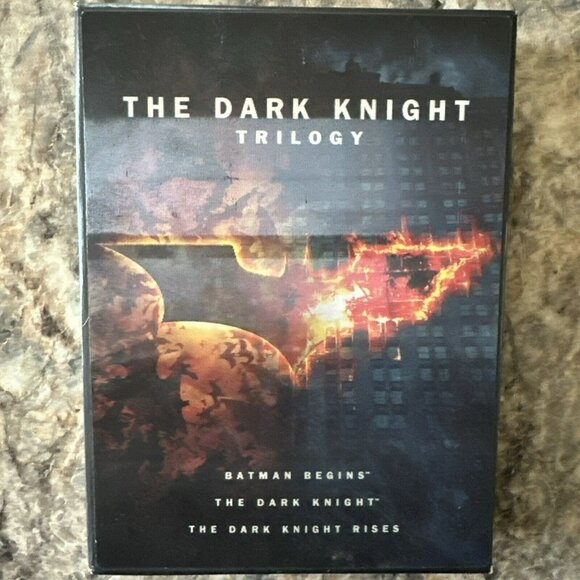 Media | The Dark Knight Trilogy Dvd Box Set Holographic Cover | Poshmark